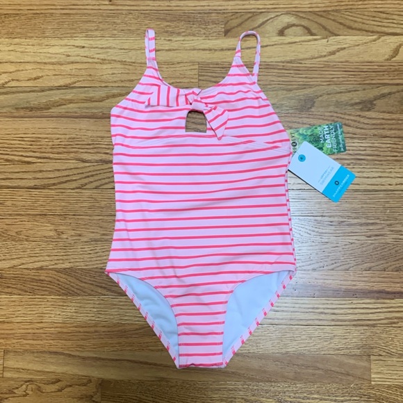 Snapper Rock | Swim | Snapper Rock Kids Swimsuit Girls Pink One Piece ...